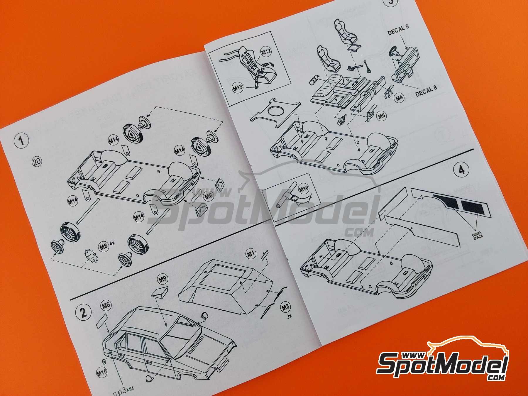 Reji Model 009: Car scale model kit 1/28 scale - Skoda Favorit 136L Skoda Motorsport Team ...